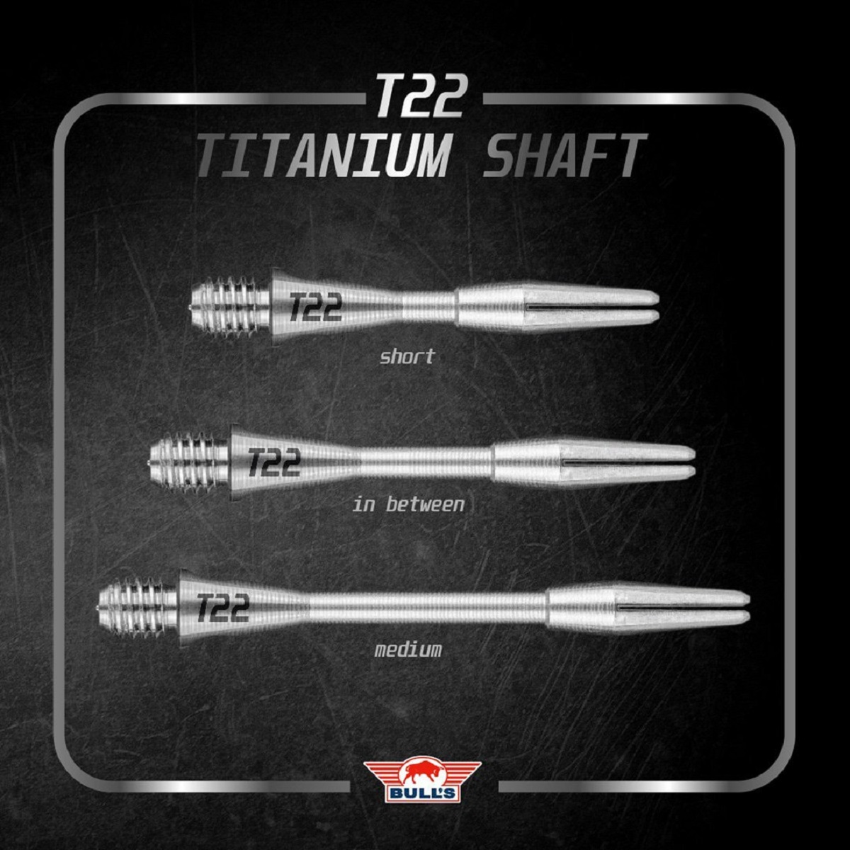 Bull´s TISH22 Titanium Shafts Shafts | Short | BU-53540