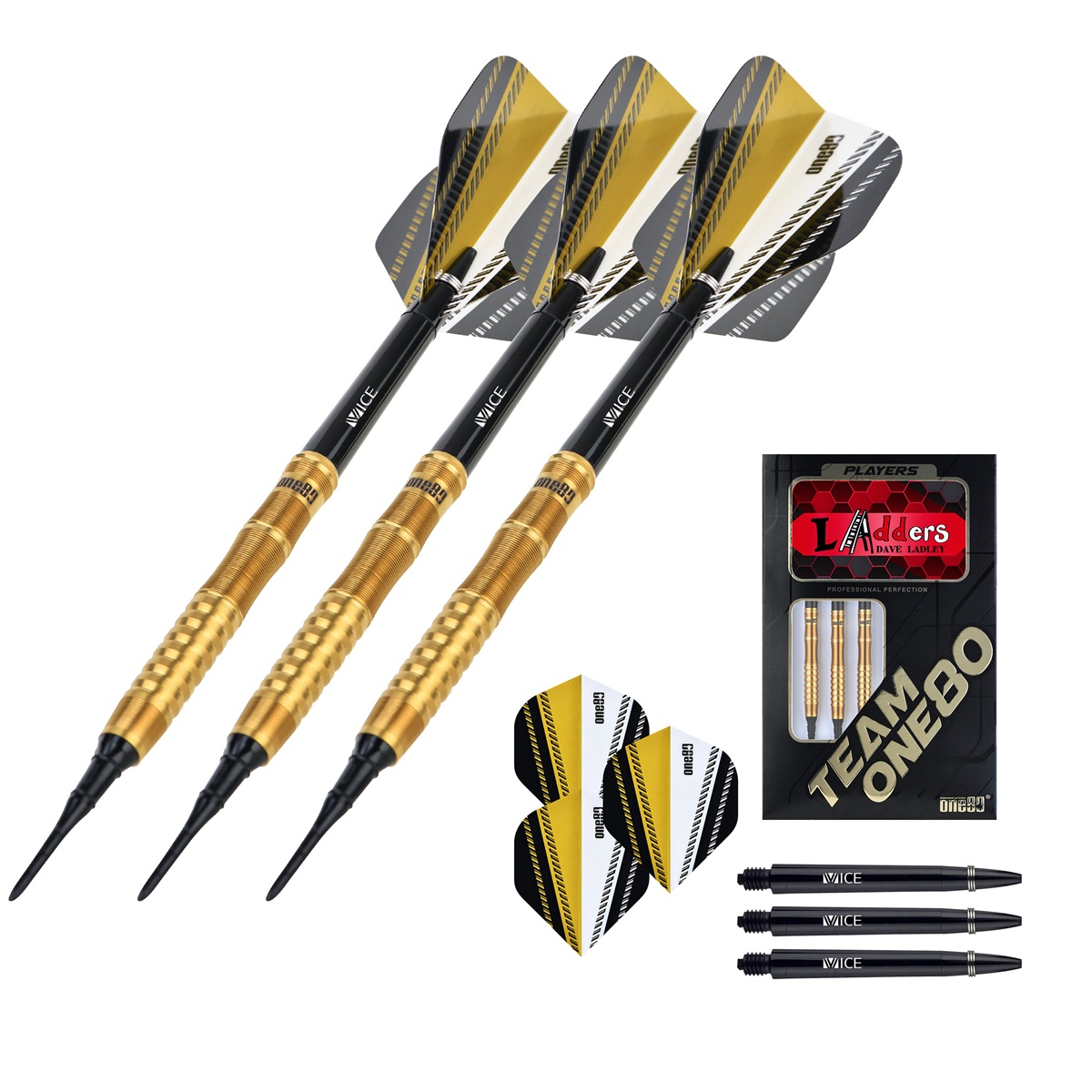 ONE80 Dave Ladley Softdart 20 Gramm Softdarts | ON9448