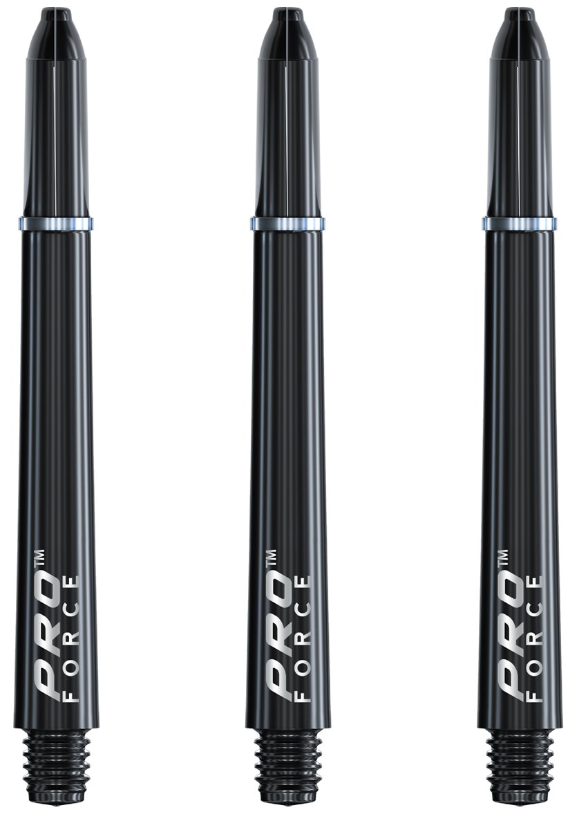 Winmau Pro-Force Dart Shafts Shafts | Schwarz | 35 mm | W7011-101