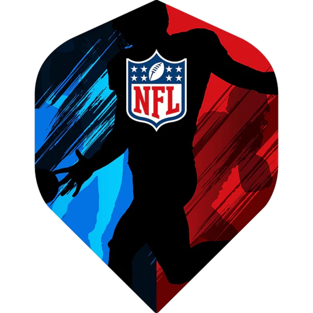 NFL Brand Silhouette Dart Flights 100 Micron Standard No2 Flights | F3870
