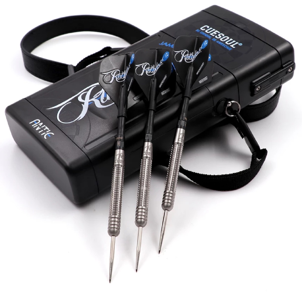 Cuesoul James Richardson Ruthless Steeldarts 90 % inkl. Case 25 Gramm ...