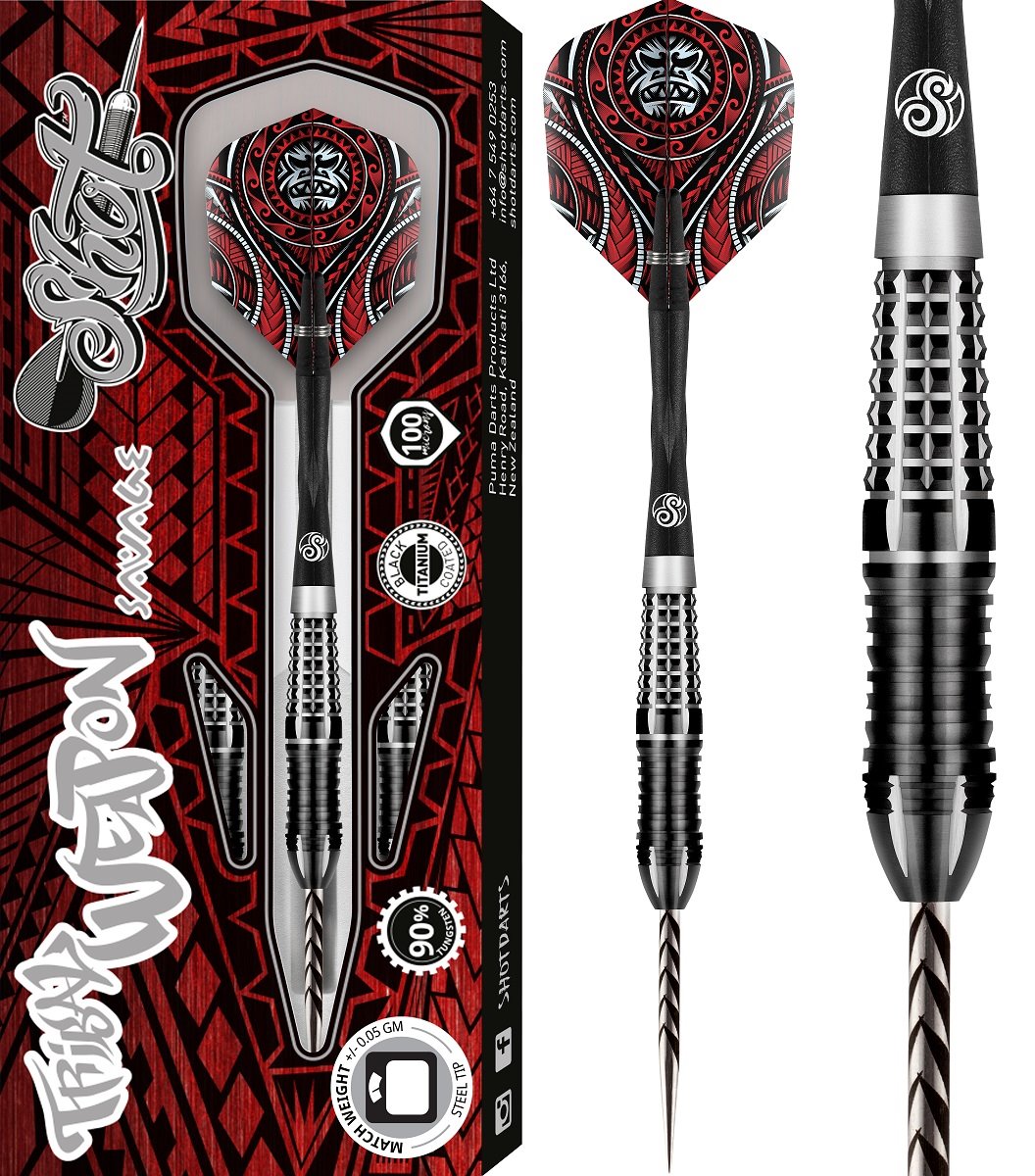 Shot Tribal Weapon Savage Steeldarts 90% 22/23/24/25/26 Gramm ...