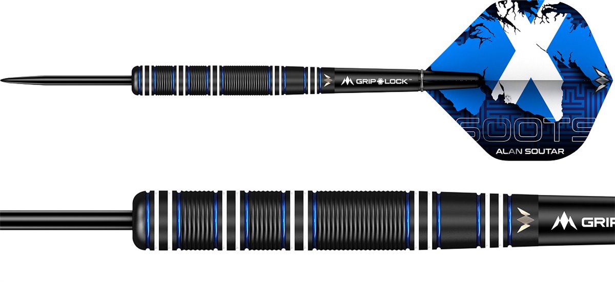 Mission Alan Soutar 90% Steeldarts Blau/Weiß Electo 22/24/26/28 Gramm ...