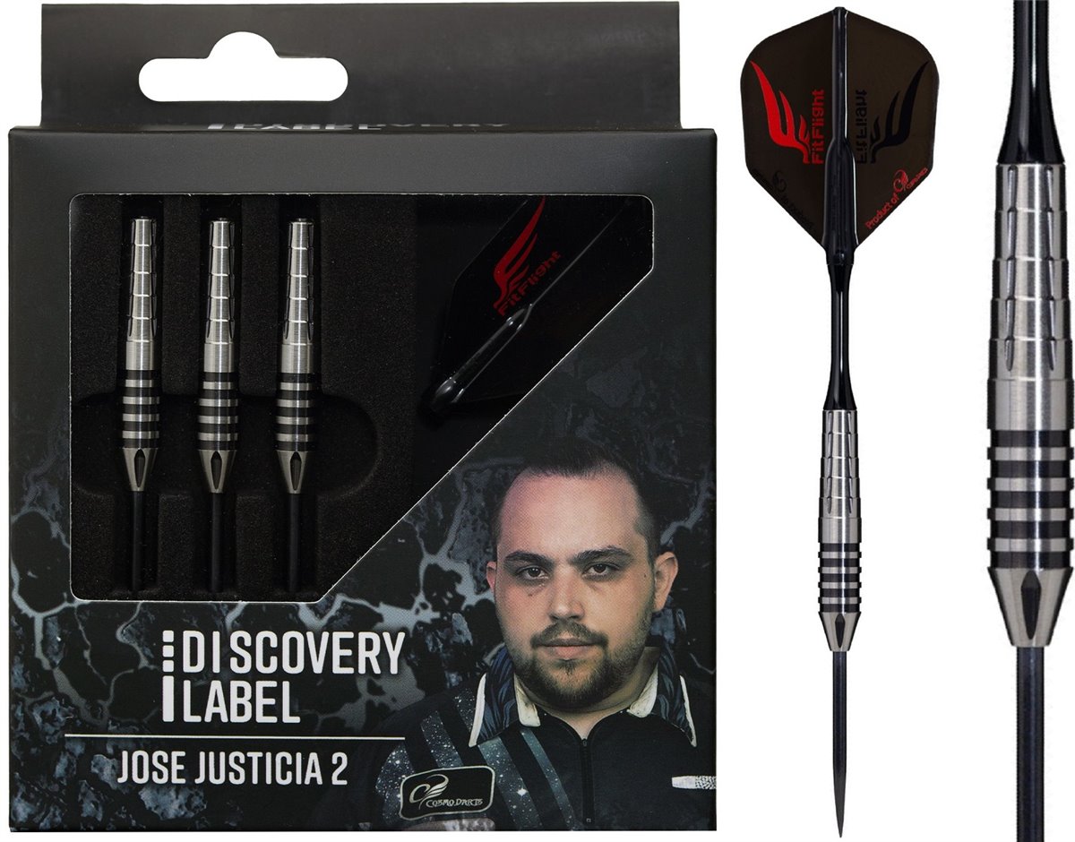Cosmo Darts Discovery Label Jose Justicia Perales V2 Steeldarts 20,5 ...